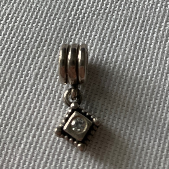 Pandora | Jewelry | Authentic Pandora Dangle April Birthstone Charm 925 ...